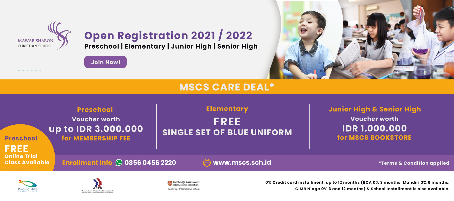 Mawar Sharon Christian School - Home